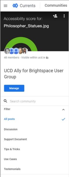 CoP Spotlight – Ally for Brightspace – Work Smarter Together